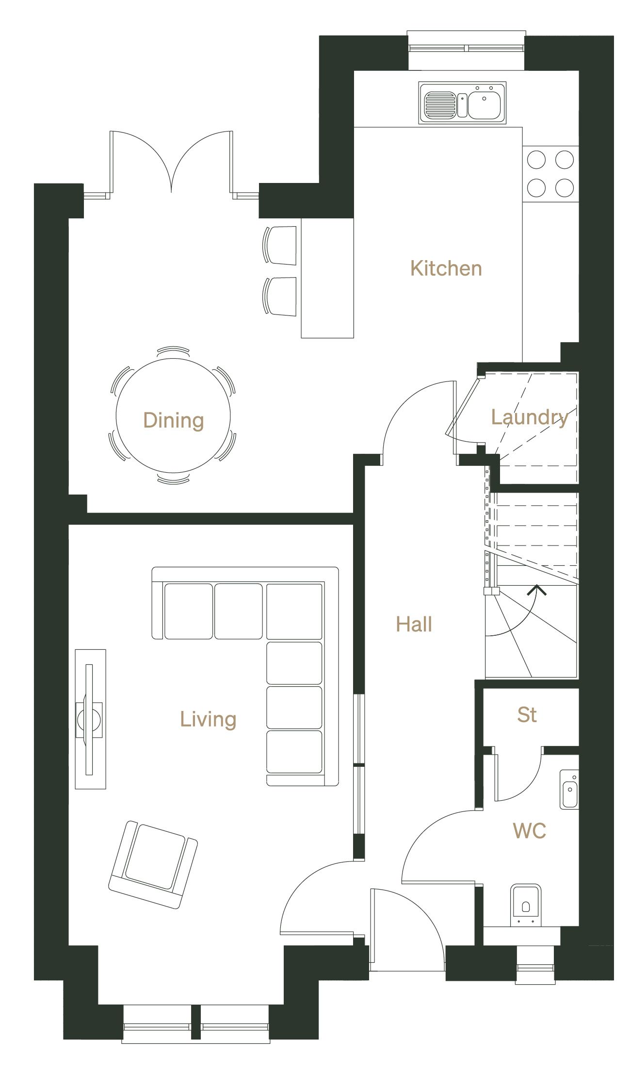 Plot 31 - Lennox - Bangour - Ambassador Homes
